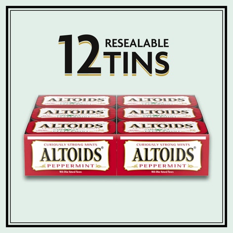 ALTOIDS Peppermint Mints, 1.76 oz (Pack of 12) | ALTOIDS®