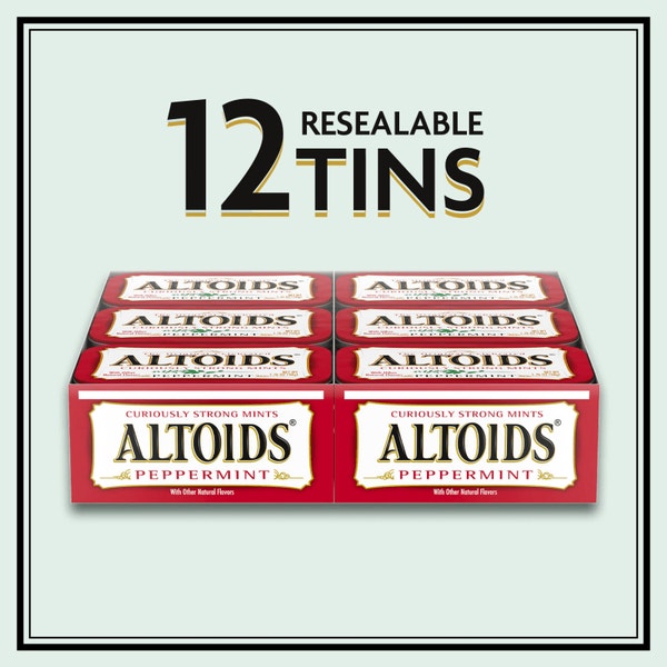 ALTOIDS Peppermint Mints, 1.76 oz (Pack of 12) | ALTOIDS®