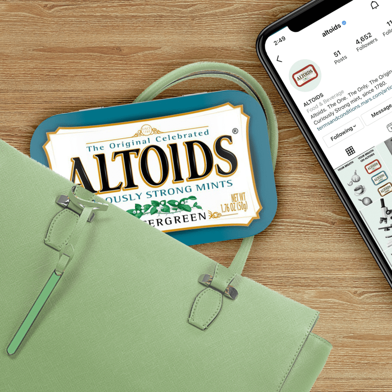 ALTOIDS Wintergreen Mints Single Pack, 1.76 oz | ALTOIDS®